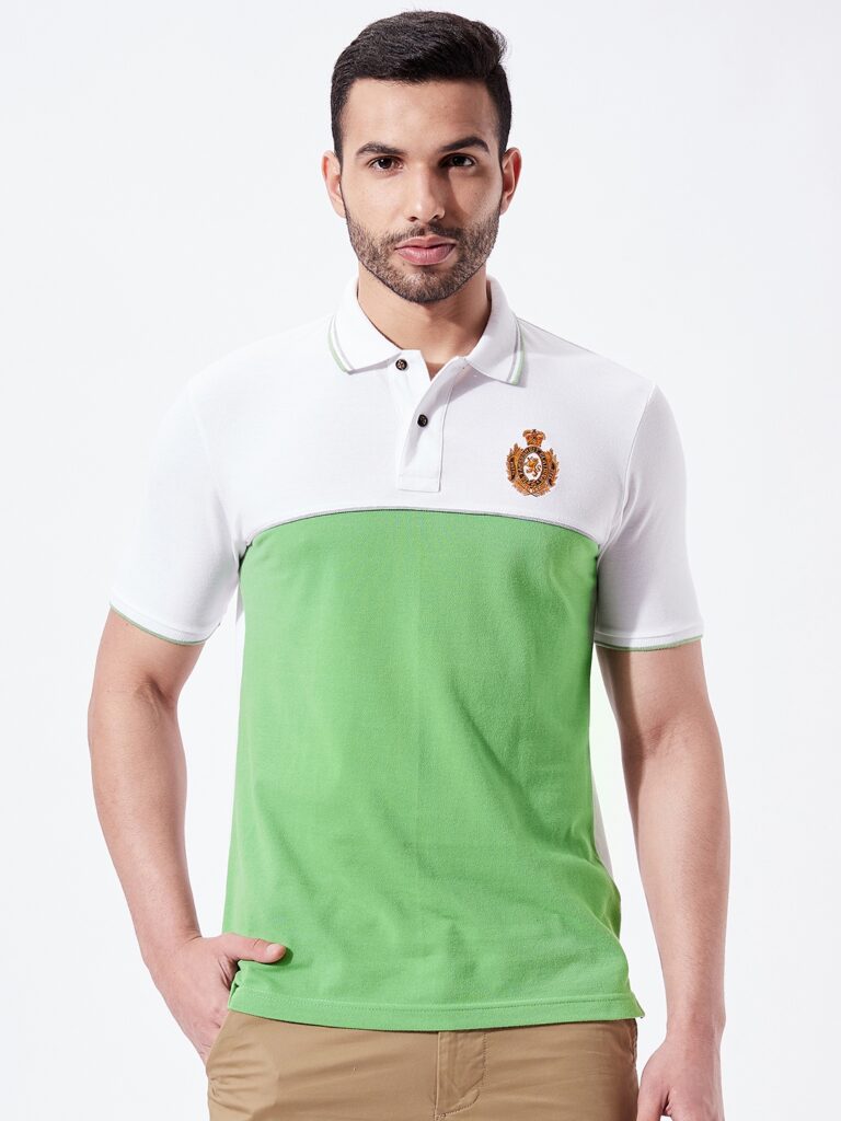 Colour Block Polo – Fahrenheit